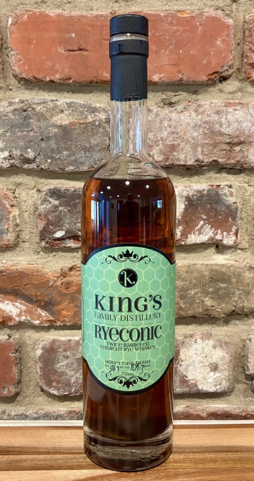 King’s Family Distillery Ryeconic Twice Barreled Straight Rye Honey ...